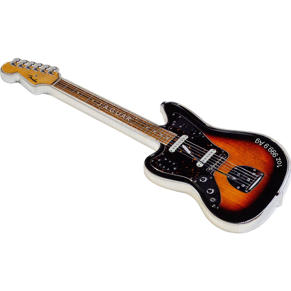 1 oz PAMP Suisse Silver Fender Jaguar Guitar in Gift Box [SILVER-OTH ...