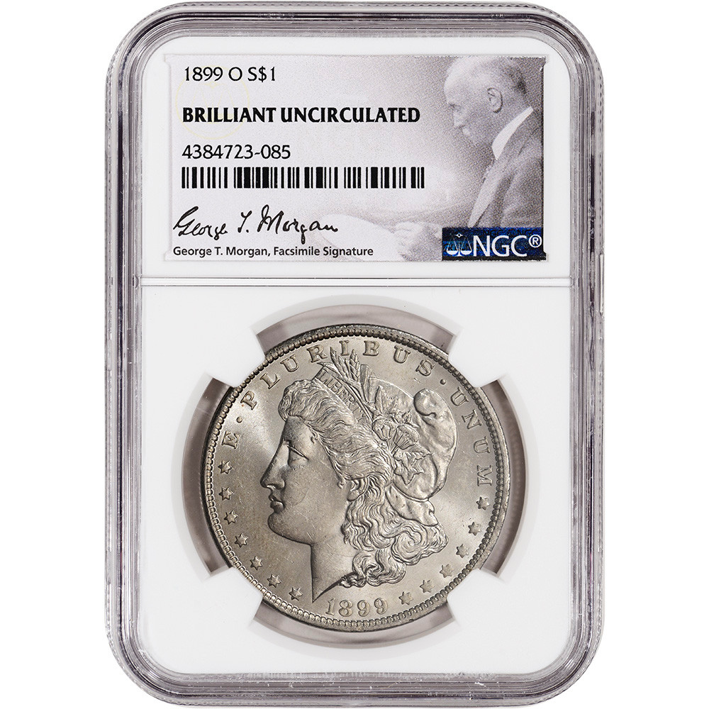 1899-O US Morgan Silver Dollar $1 - NGC Brilliant Uncirculated [MORGAN ...