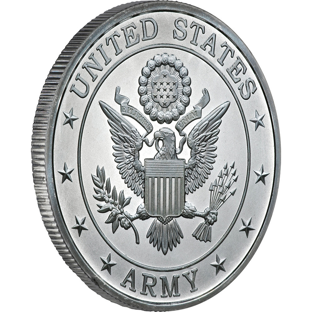 1 oz SilverTowne Silver Round - United States Army - 999 Fine [SILVER ...