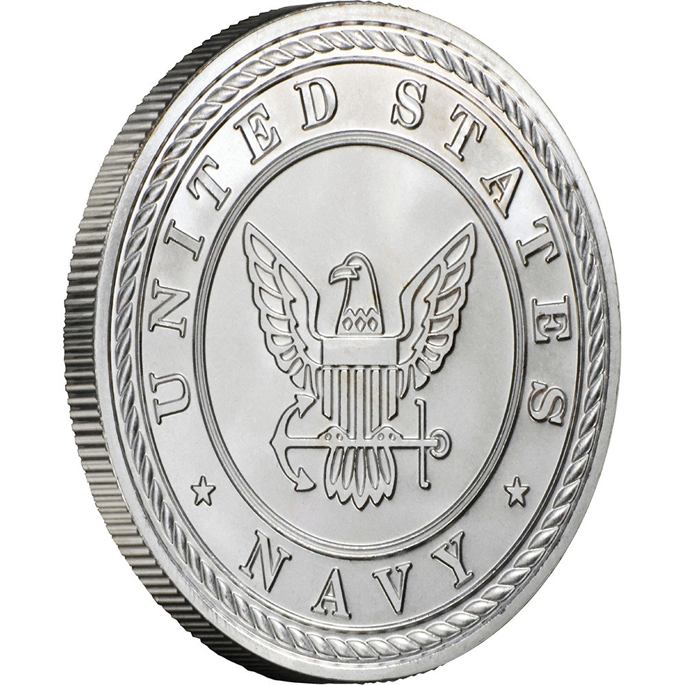 1 oz SilverTowne Silver Round - United States Navy - 999 Fine [SILVER ...