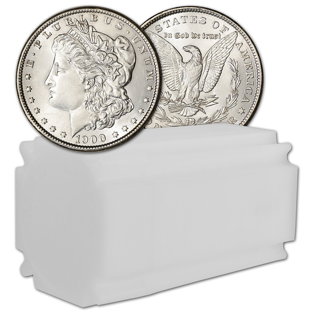 1900 US Morgan Silver Dollar $1 - BU - Roll of 20 [MORGAN-00-BU(20 ...