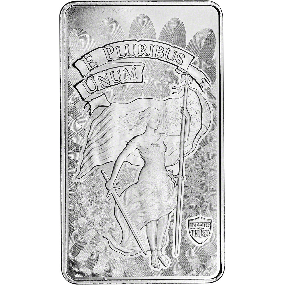 10 oz. Cut Saw Mint Silver Bar - Unity Design - 999 Fine [SILVER-Bar ...