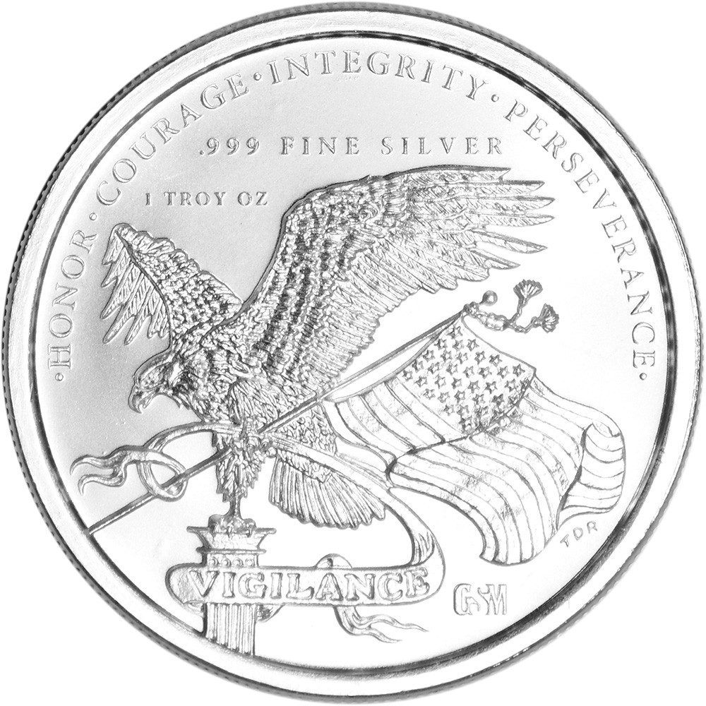 1 oz Golden State Mint Silver Round Donald J. Trump .999 Fine [SILVER ...