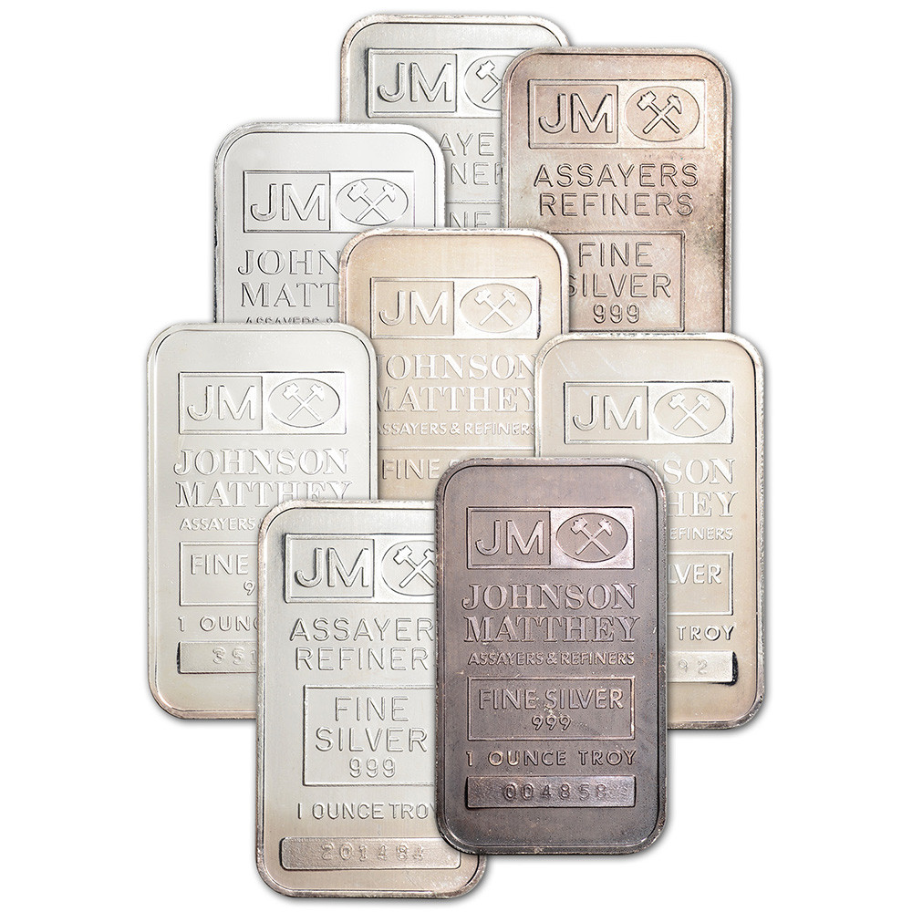 1 oz JM Silver Bar - Johnson Matthey .999 Fine Secondary Market [SILVER ...