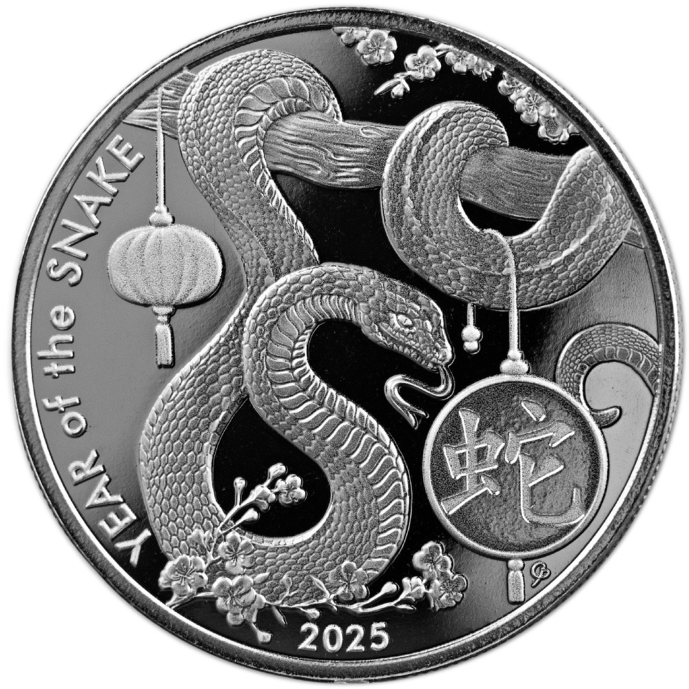 500 pc 1 oz Silver Round Asahi Lunar Snake Design .999 1 Box of 500 ...