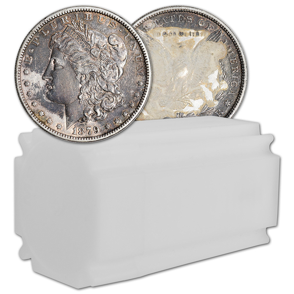 Morgan Silver Dollar Coin - Roll of 20 - Cull XF Details - Pre 1921 ...