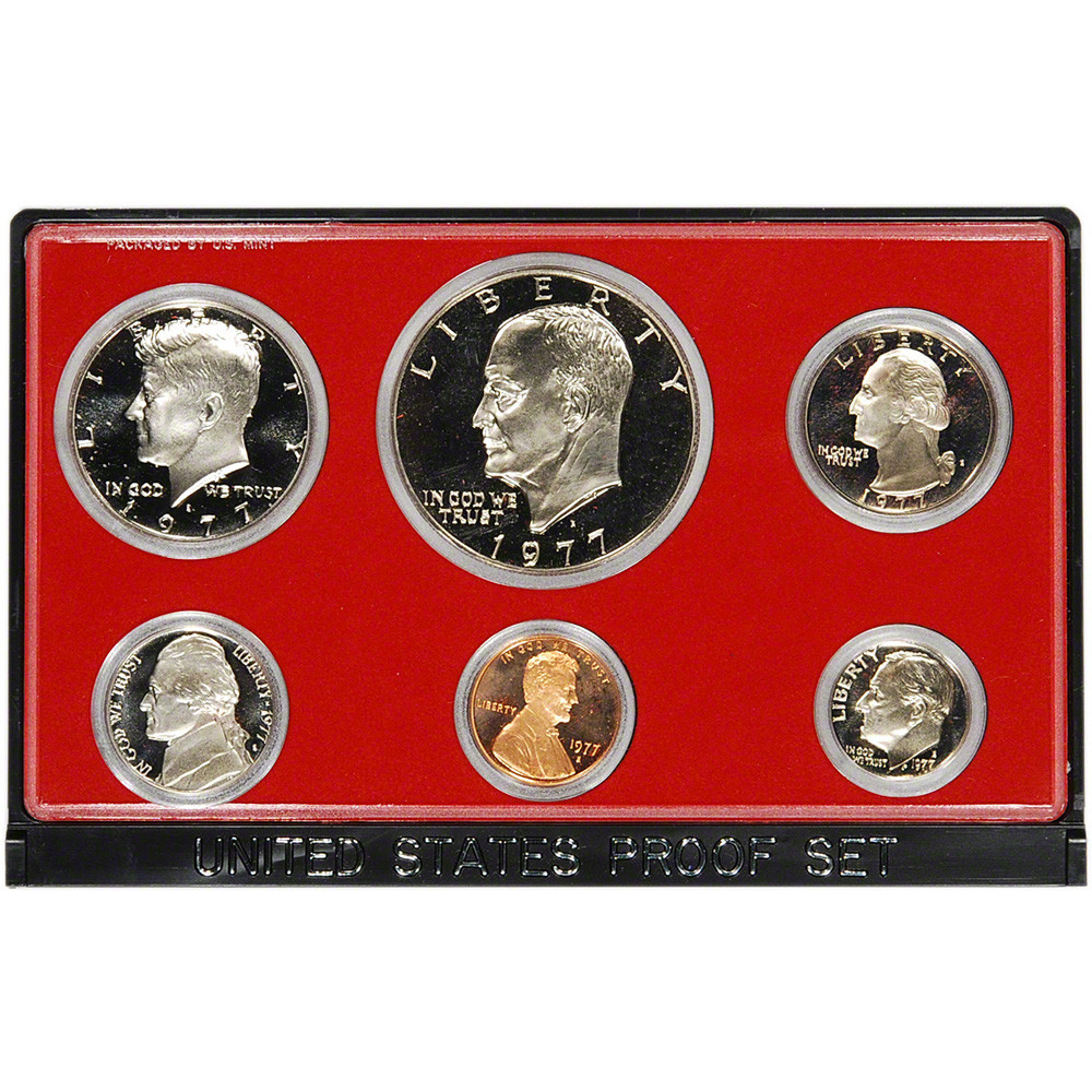 1977 US Mint Proof Set in OGP [US-P-1977] - Liberty Coin