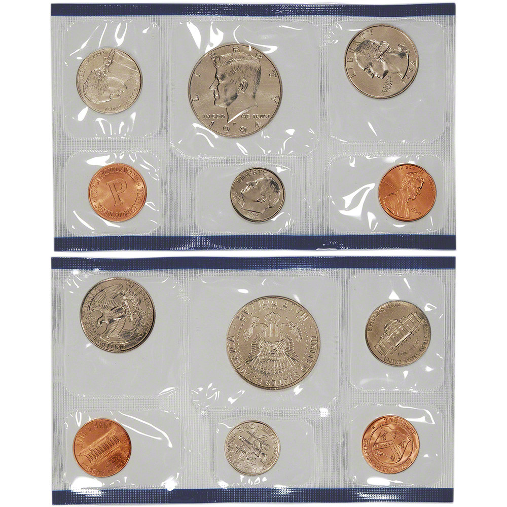 1994 United States Mint Uncirculated Coin Set (U94) [US-UC-1994 ...