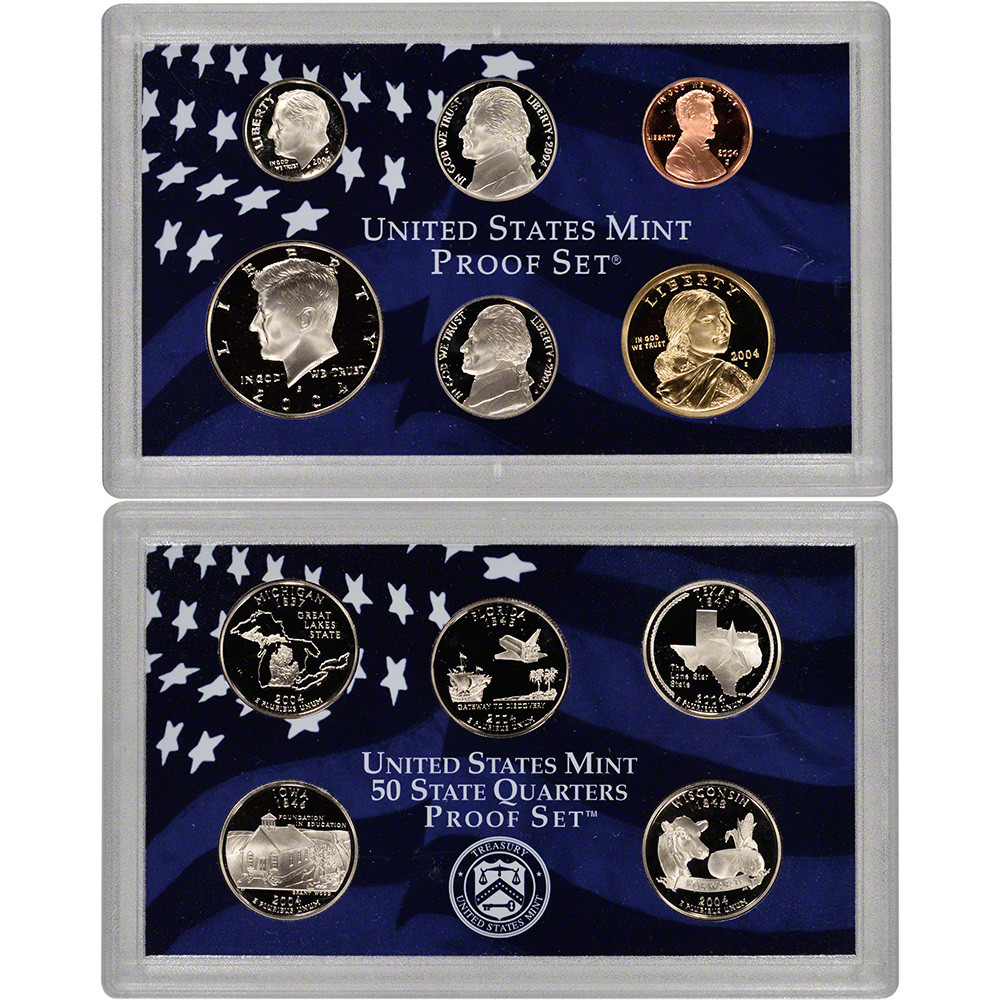 2004 US Mint Proof Set in OGP [US-P-2004] - Liberty Coin