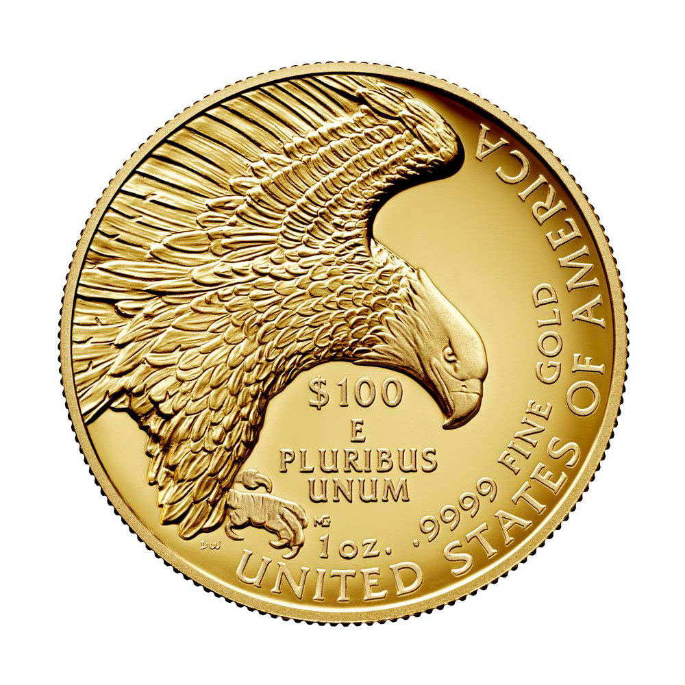2019 W American Liberty Gold High Relief 1 oz $100 in OGP [US-19-W-HR ...