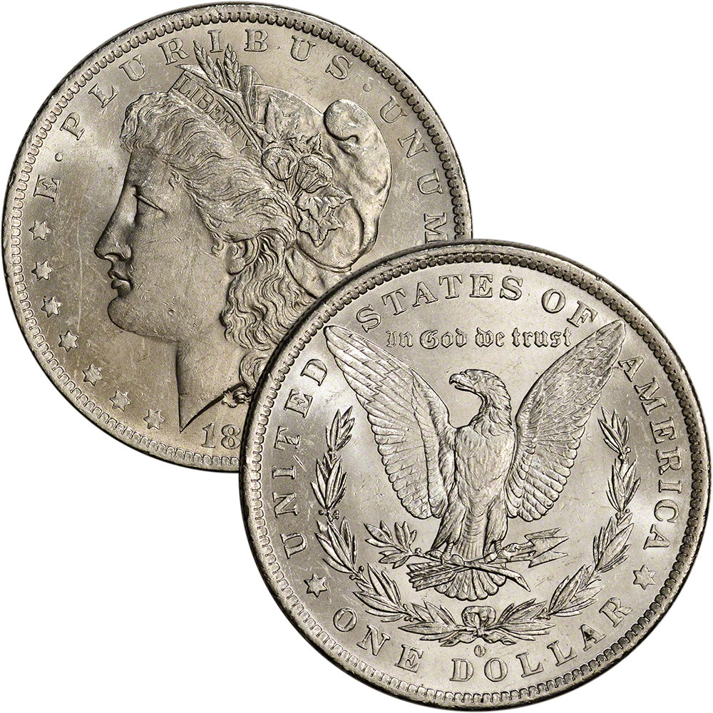 US Morgan Silver Dollar - Roll of 20 coins - AU - Pre 1921 Random Date ...