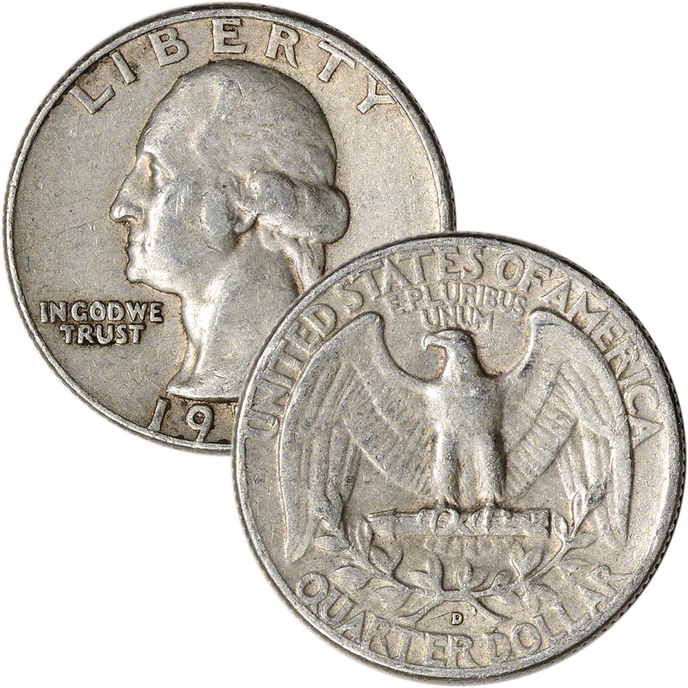90% Silver Quarters - Roll of 40 - $10 Face Value [X-ROLL-90-QUARTERS ...
