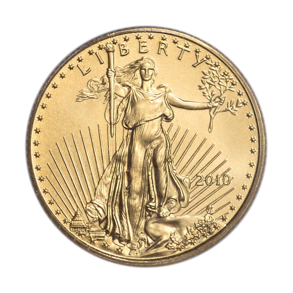 2010 American Gold Eagle 1/10 oz $5 - PCGS MS70 - First Strike [10-AGE ...