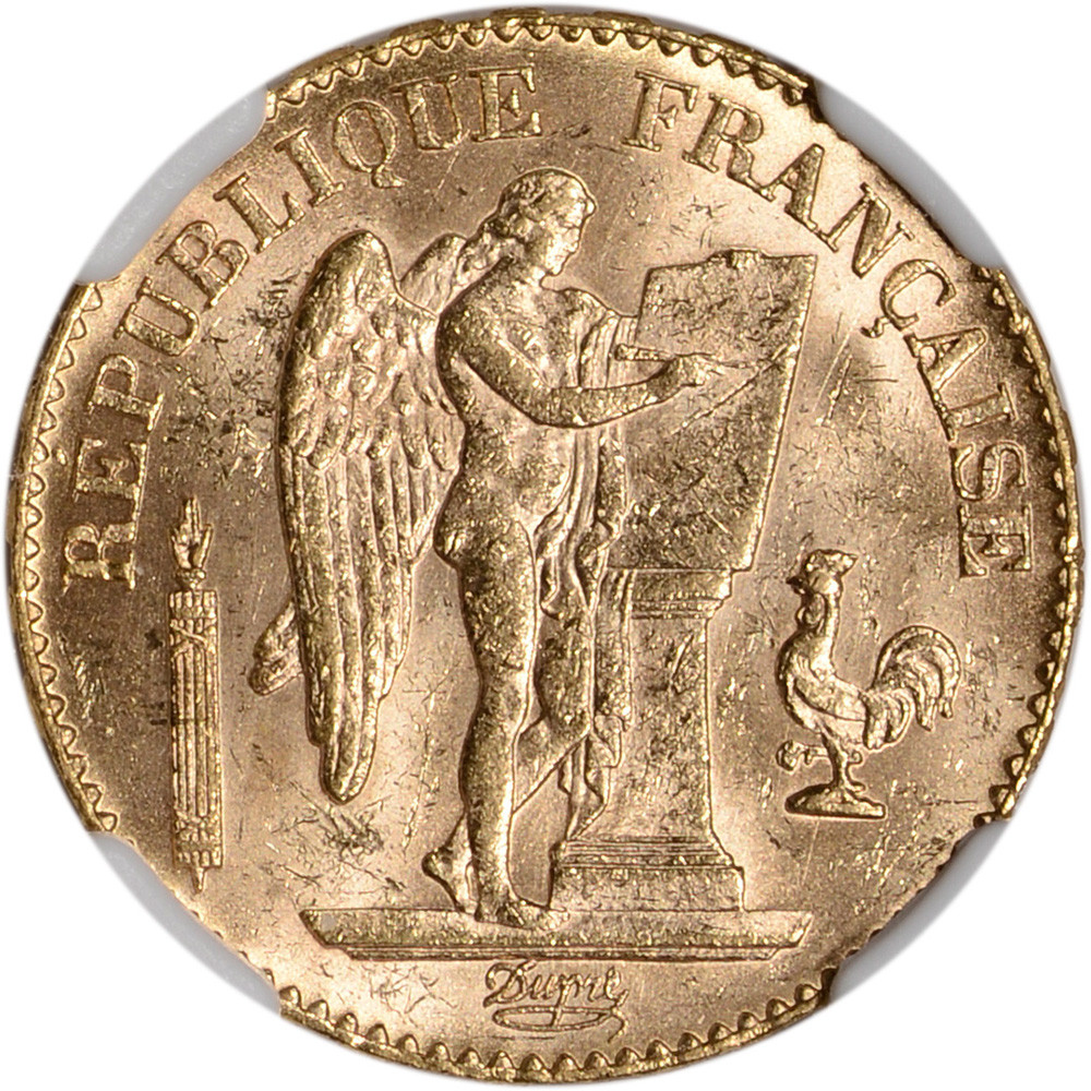 1898 A France Gold 20 Francs - NGC MS63 [WG-02658] - Liberty Coin