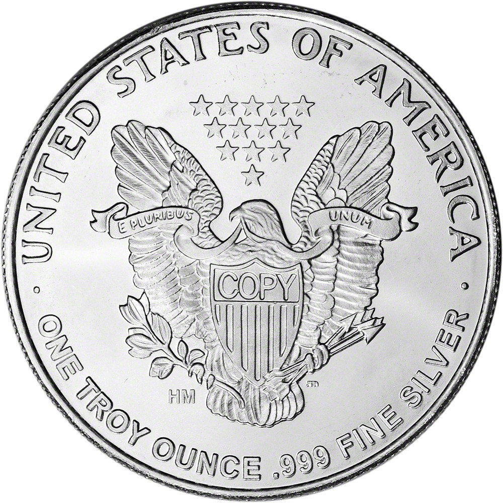 1 oz. Highland Mint Silver Round - Walking Liberty Design .999 Fine ...