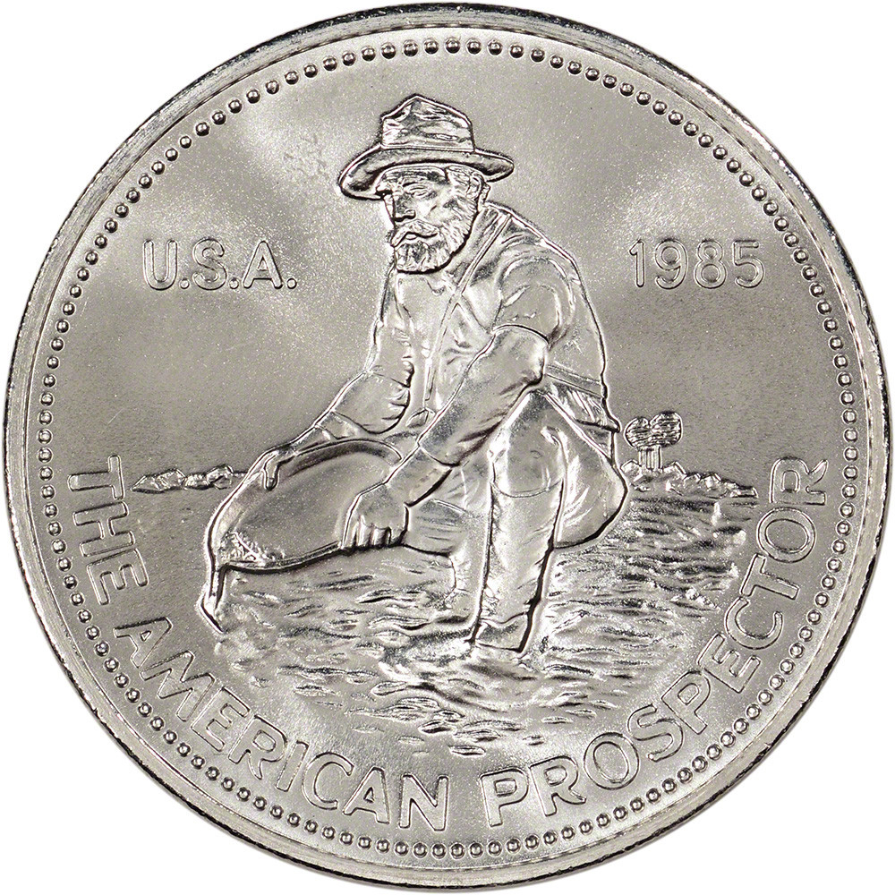 1 oz. Silver Round - Engelhard Prospector .999 Fine Random Date [SILVER ...