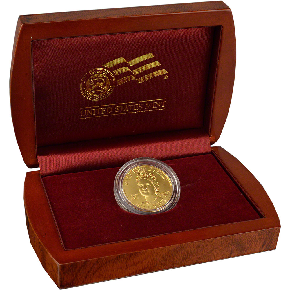 2010-W US First Spouse Gold 1/2 oz BU $10 - Mary Todd Lincoln [US-FS ...