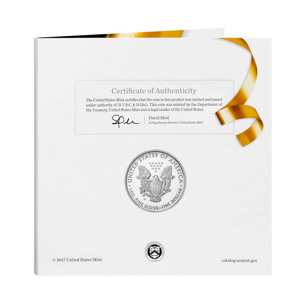 2018 W US Mint Congratulations Set - American Silver Eagle Proof Coin ...