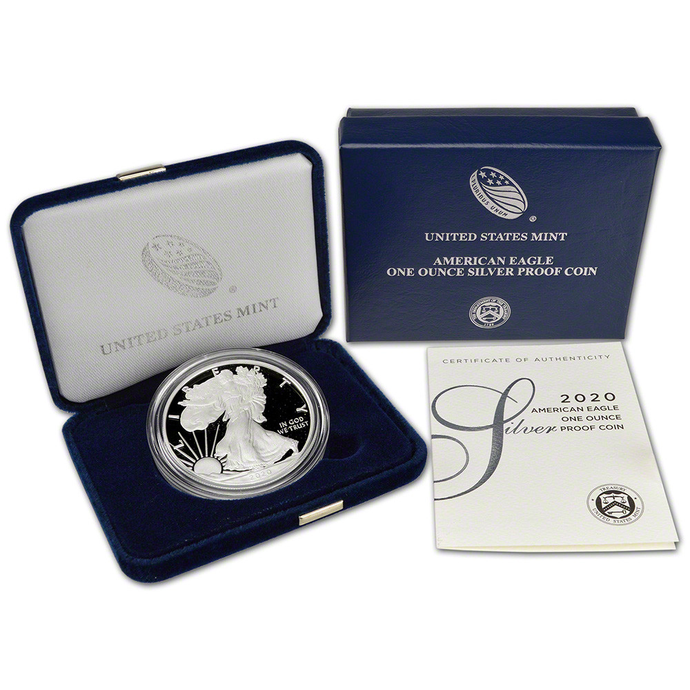 2020 W American Silver Eagle Proof in OGP [US-ASE-PR-2020] - Liberty Coin