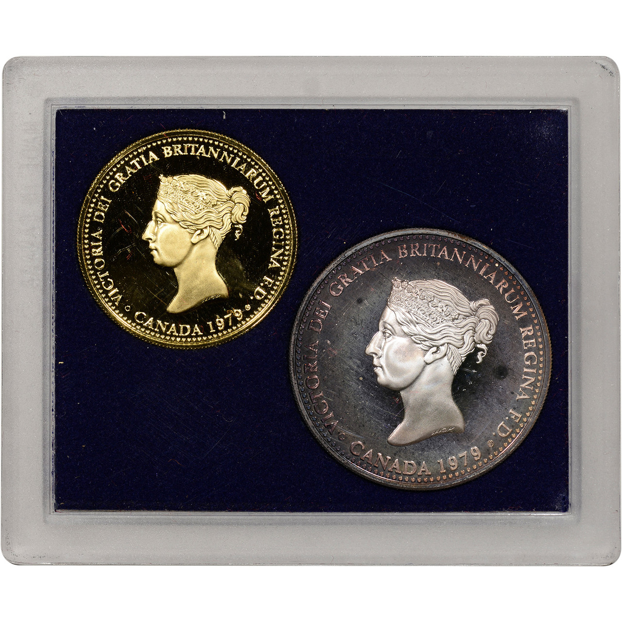 1979 Canada Gold Silver 2 Coin 1oz Beaver Castor Johnson Matthey ...
