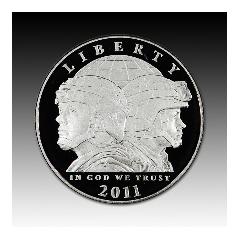 2011 P US Army Commemorative Proof Silver Dollar in OGP [US-MC-S1-11-P ...