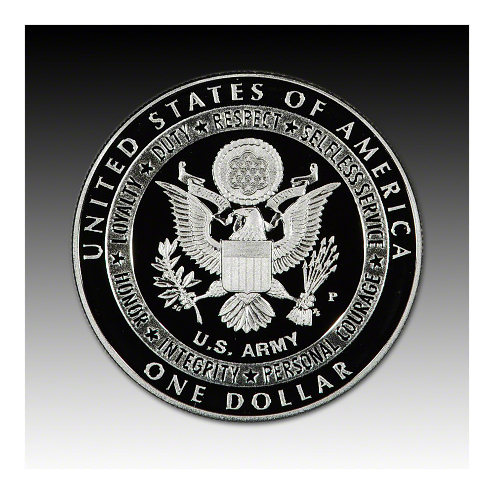 2011 P US Army Commemorative Proof Silver Dollar in OGP [US-MC-S1-11-P ...