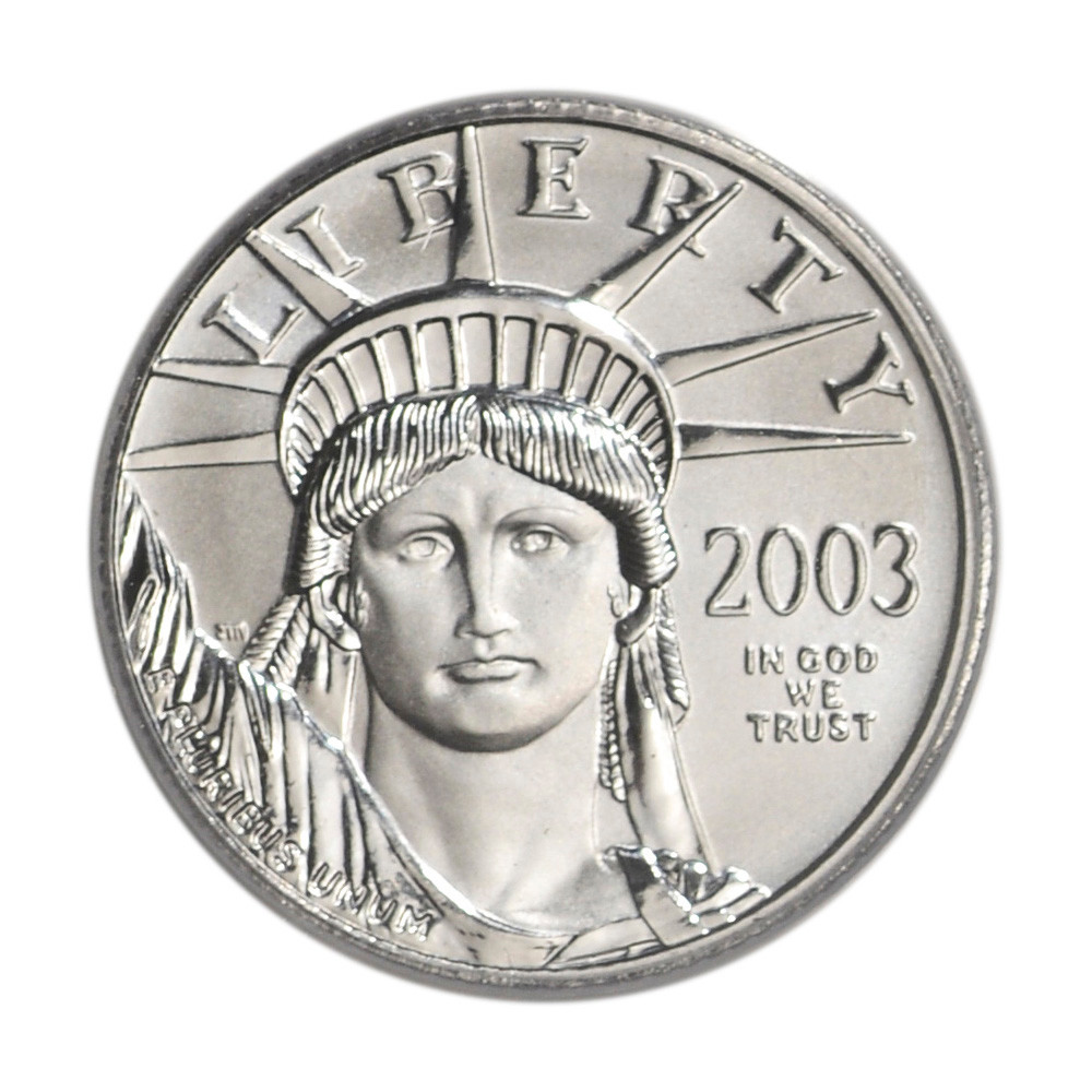 2003 American Platinum Eagle 1/10 oz $10 - PCGS MS69 [03-APE-10-P-MS69 ...