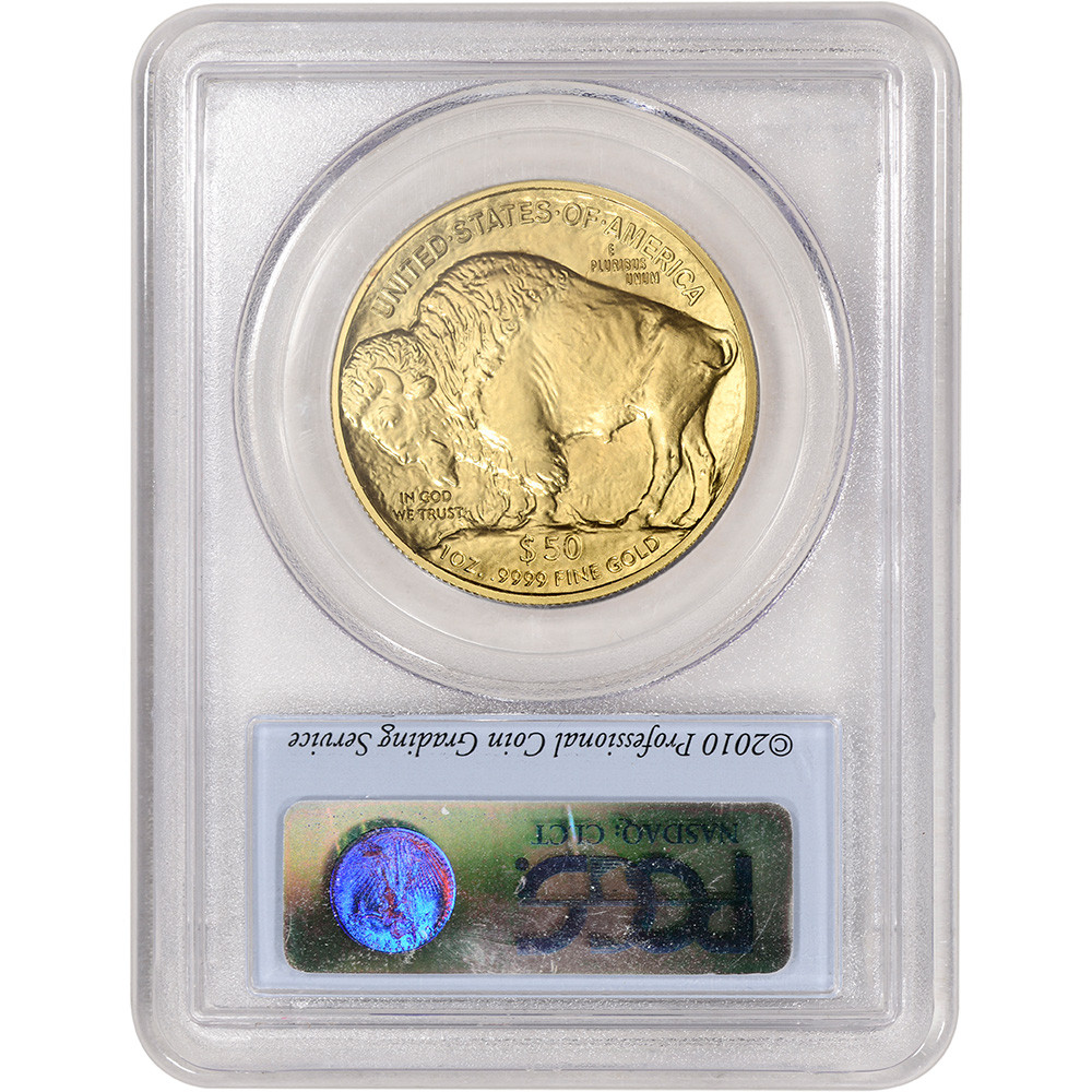 2010 American Gold Buffalo 1 oz $50 - PCGS MS70 Black Diamond Label [10-BUFF-P-MS70-BD ...
