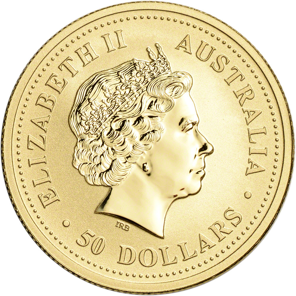 2004 Australia Gold Lunar Series I Year of the Monkey 1/2 oz $50 - BU ...