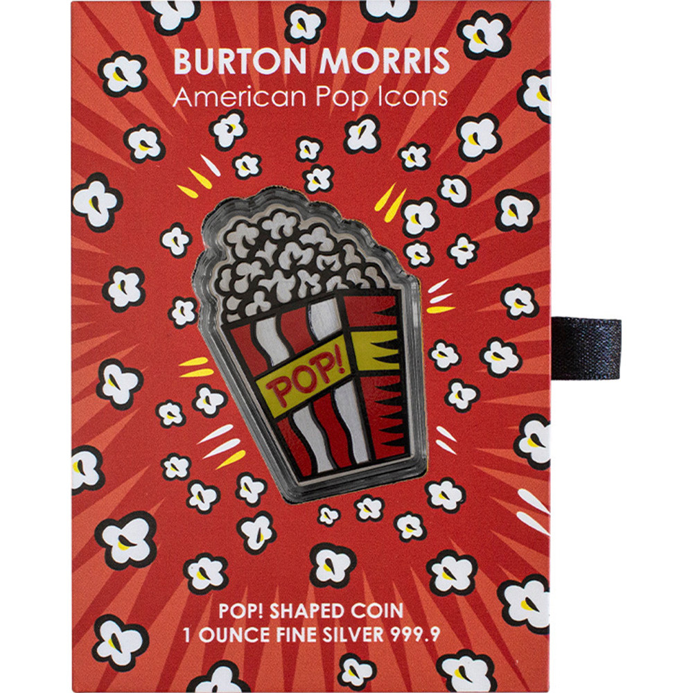 1 oz PAMP Suisse Silver Burton Morris POP! Colorized Silver Coin in ...