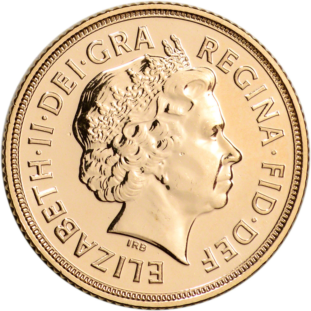 2012 Great Britain Gold Sovereign .2354 oz - Elizabeth II Diamond ...