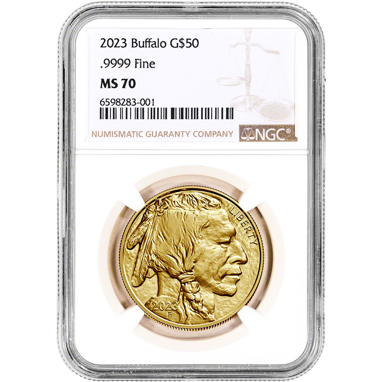 2023 American Gold Buffalo 1 oz $50 - NGC MS70 [23-BUFF-N-MS70-NSL] - Liberty Coin
