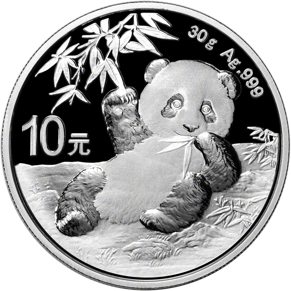 2020 China Silver Panda 30 g 10 Yuan - NGC MS69 Early Releases Panda ...