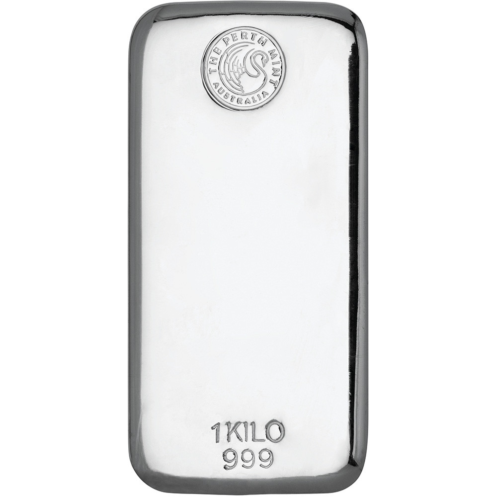 Kilo 32.15 oz. The Perth Mint Silver Bar .999 Fine [SILVER-Bar-Kilo ...