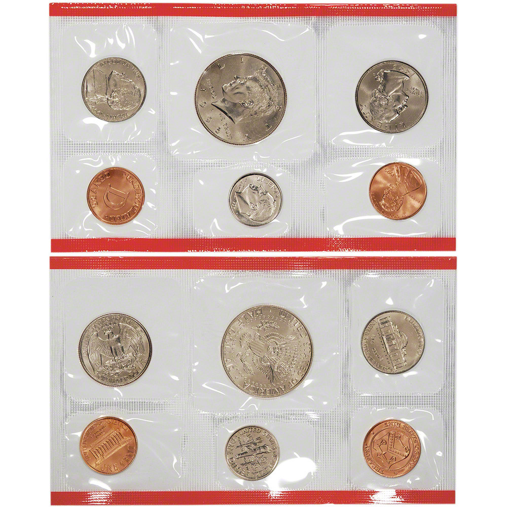 1995 United States Mint Uncirculated Coin Set (U95) [US-UC-1995 ...