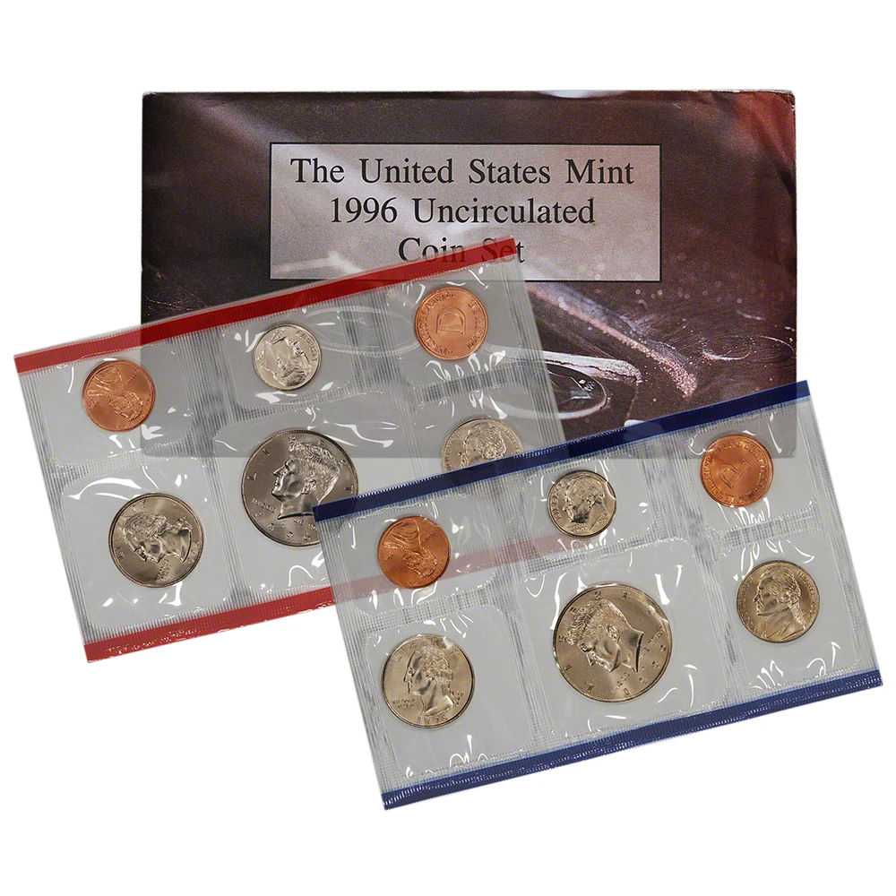 1996 United States Mint Uncirculated Coin Set (U96) [US-UC-1996 ...