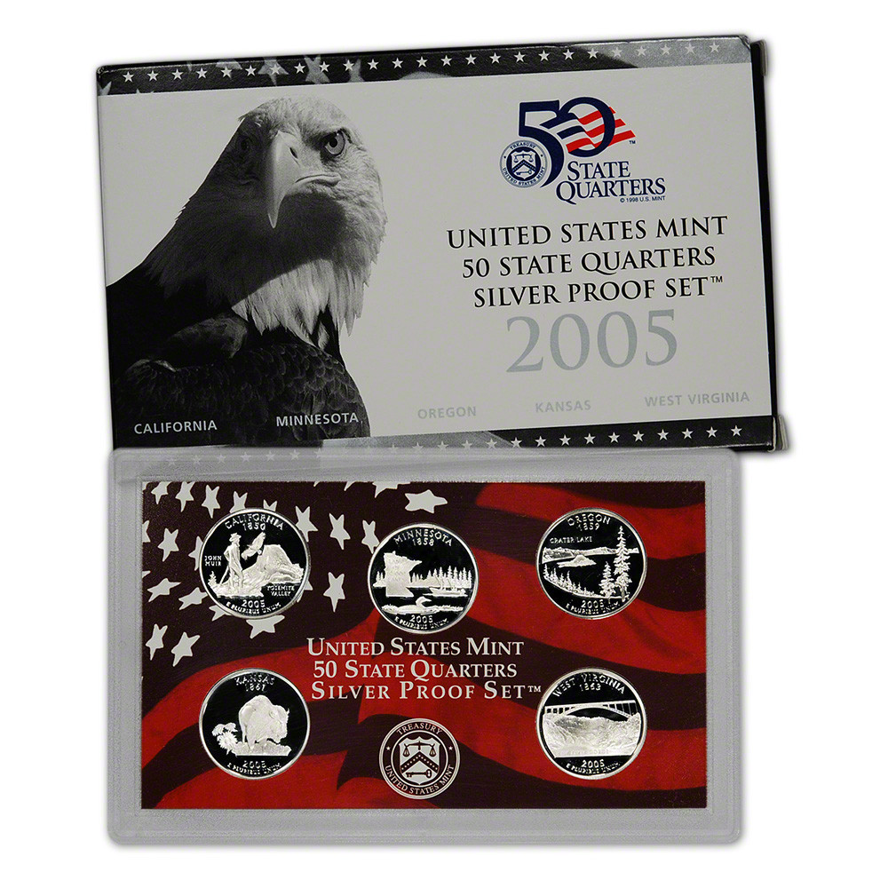 2005-S US Mint Quarters Silver Proof Set [US-QSP-2005] - Liberty Coin