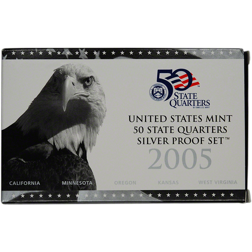 2005-S US Mint Quarters Silver Proof Set [US-QSP-2005] - Liberty Coin