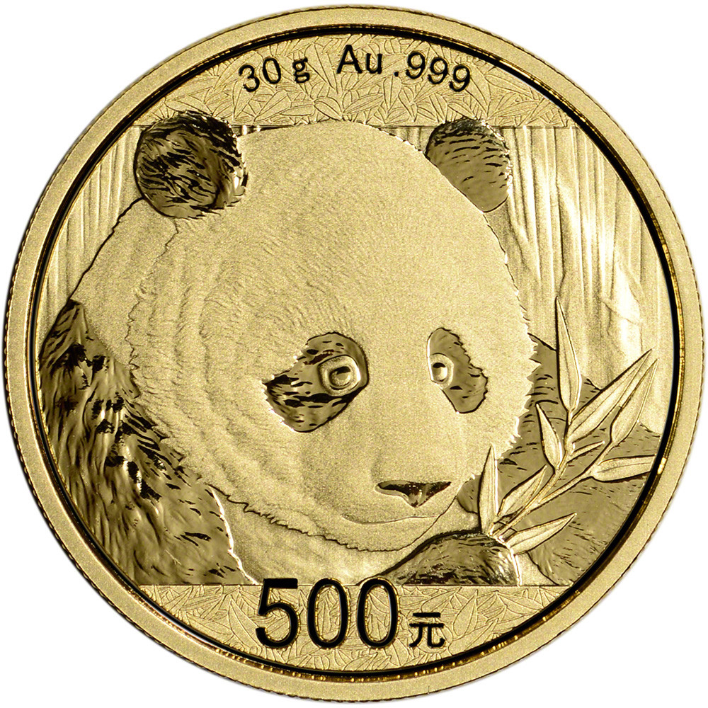 2018 China Gold Panda 30 g 500 Yuan - PCGS MS70 - First Strike [18-CGP ...