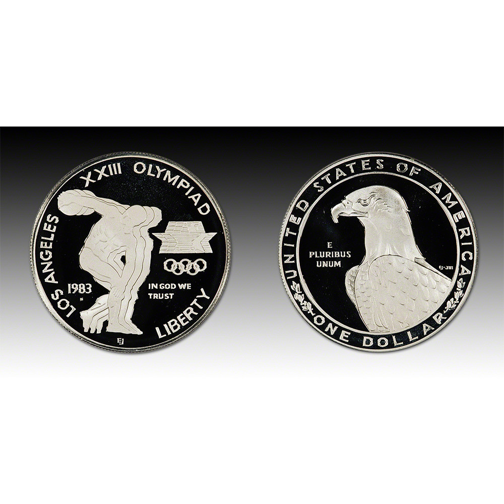 1983-S & 1984-S US Olympic 2-Coin Commemorative Proof Set [US-MC-2SET ...