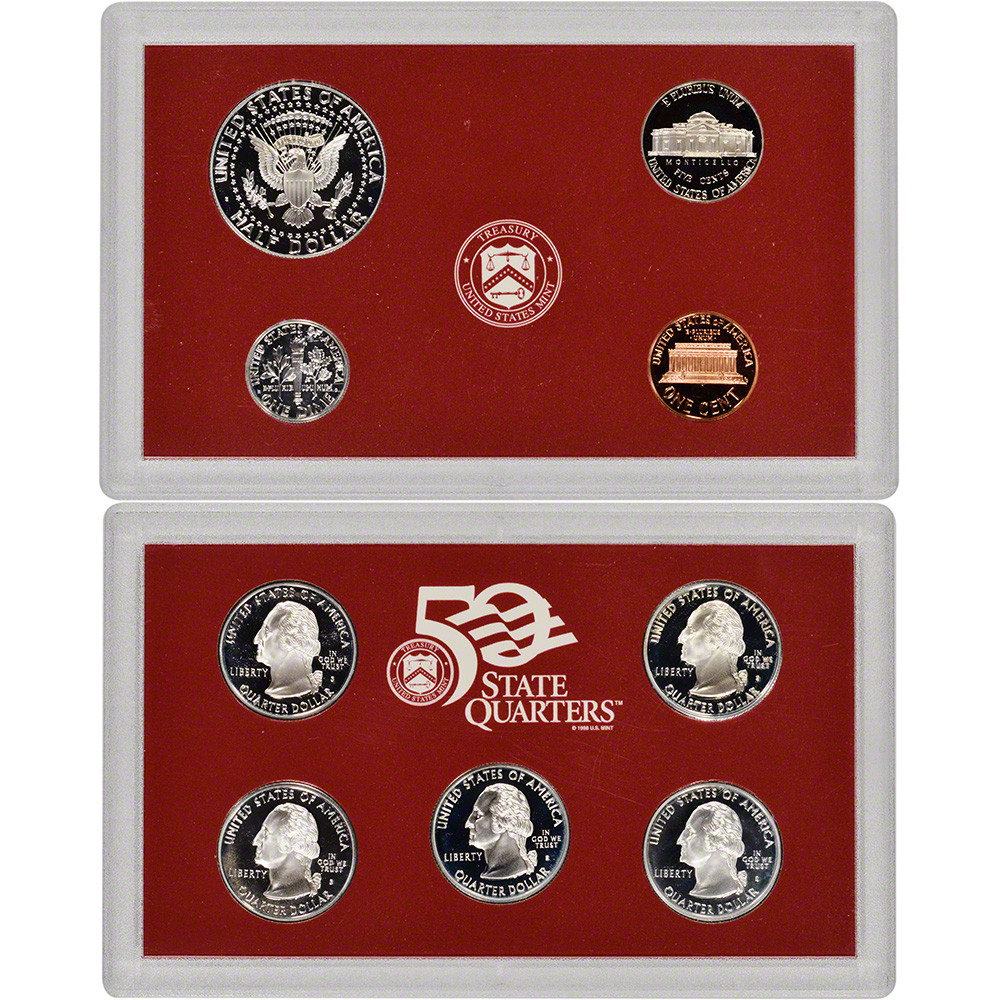 1999-S US Mint Silver Proof Set [US-SP-1999] - Liberty Coin