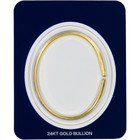 1 oz Smooth Gold Wearable Bullion Bracelet - Dillon Gage - 999.9 Fine ...