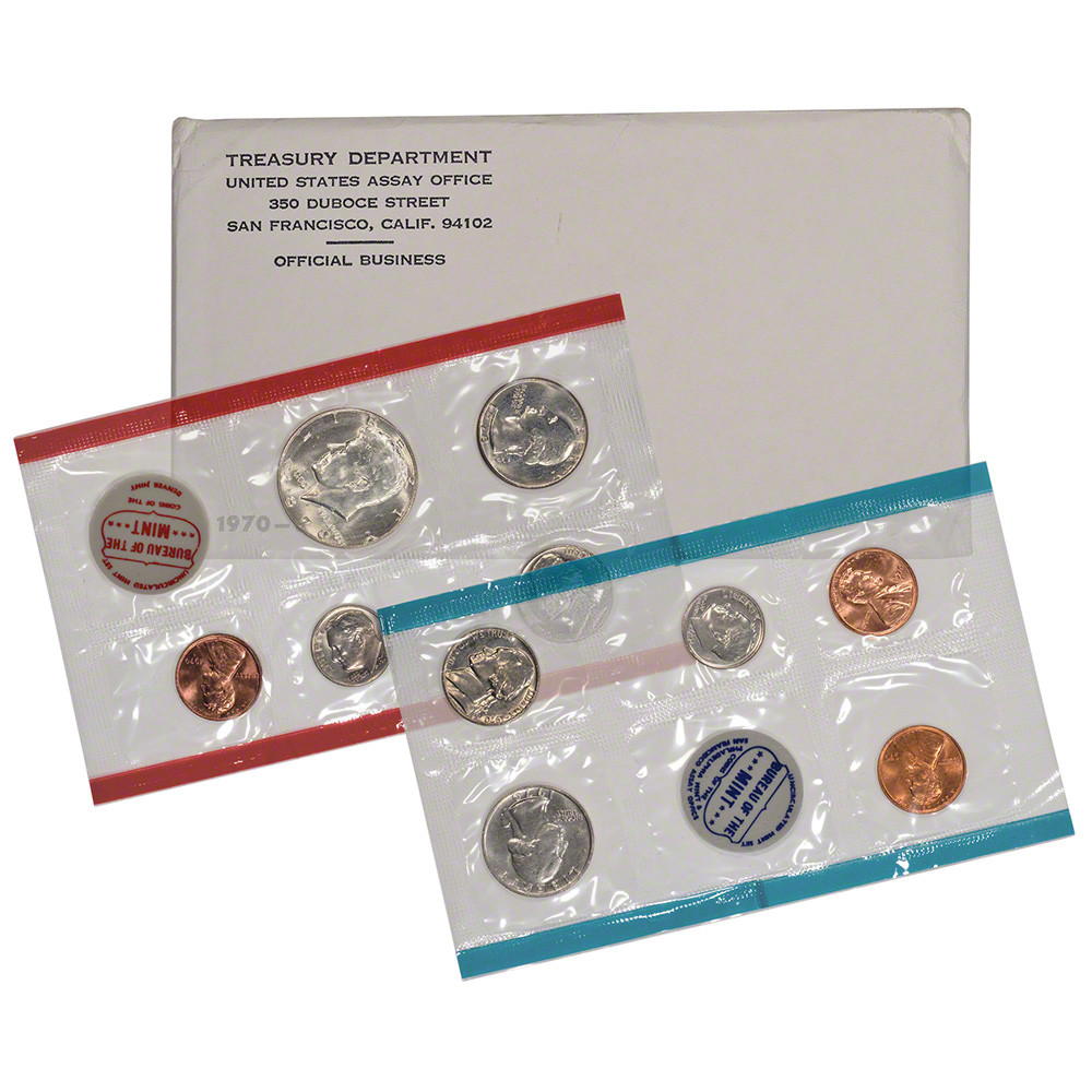 1970 United States Mint Uncirculated Coin Set [US-UC-1970] - Liberty Coin