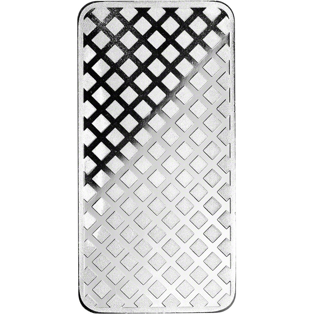 10 oz. Highland Mint Silver Bar - Morgan Dollar Design .999+ Fine ...