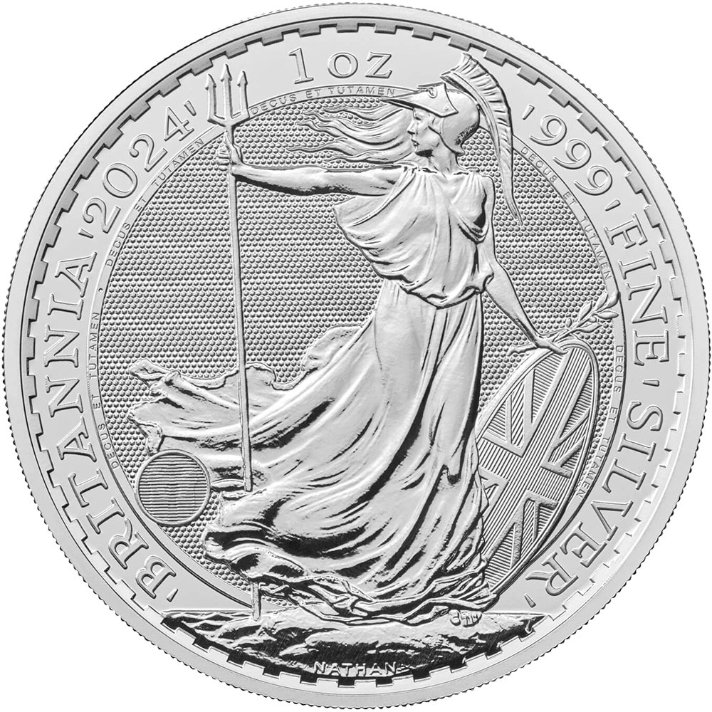 2024 Great Britain Silver Britannia £2 1 oz - BU [24-BRIT-S2-BU ...