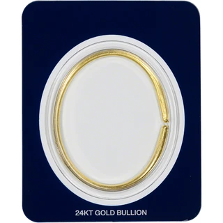 1 oz Smooth Gold Wearable Bullion Bracelet - Dillon Gage - 999.9 Fine ...