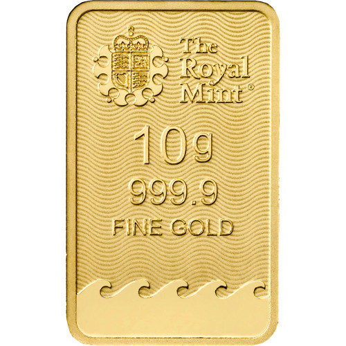 10 gram Gold Bar - Royal Mint Britannia - 999.9 Fine in Assay [GOLD-Bar ...