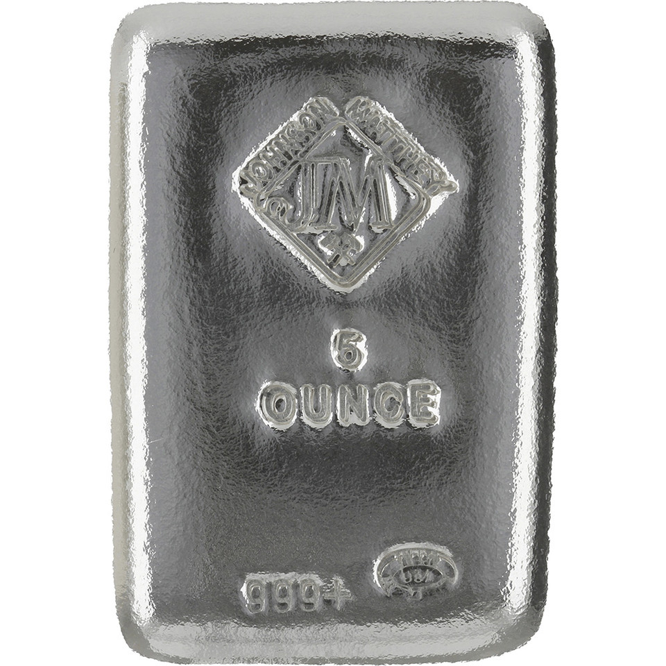 10 oz Silver Bar - Johnson Matthey New .999 Fine [SILVER-Bar-10oz-JM ...