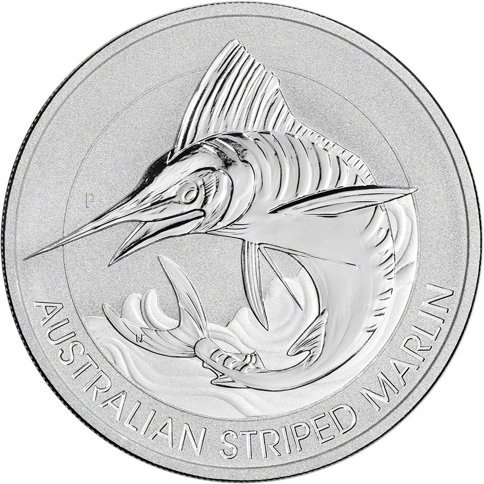 2020 P Australia Gold Striped Marlin 1/4 oz $25 - BU [20-P-AU-MARLIN ...