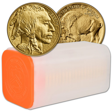 2025 American Gold Buffalo 1 oz $50 - BU - 1 Roll - 20 Coins in Mint ...